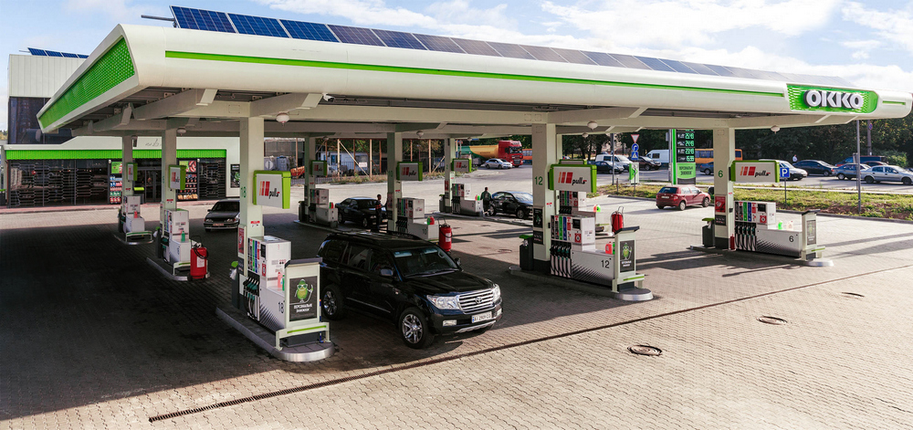 Мережа ОККО встановила 56 дахових СЕС на своїх АЗК у 2023 році ...
